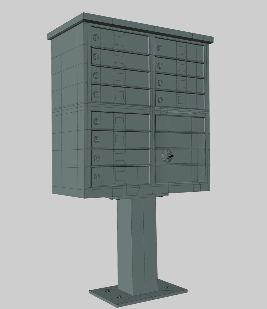 3D Model Mail Postal Box - TurboSquid 1765518