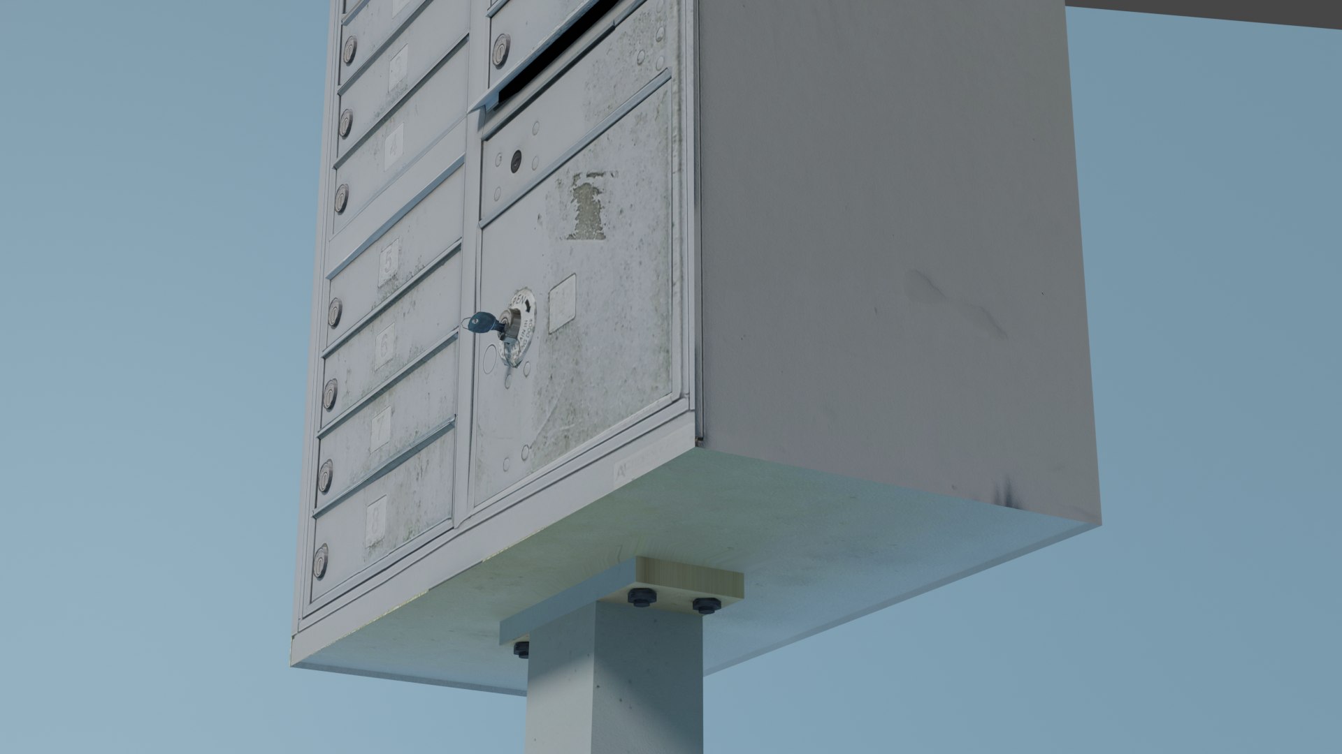 3D Model Mail Postal Box - TurboSquid 1765518
