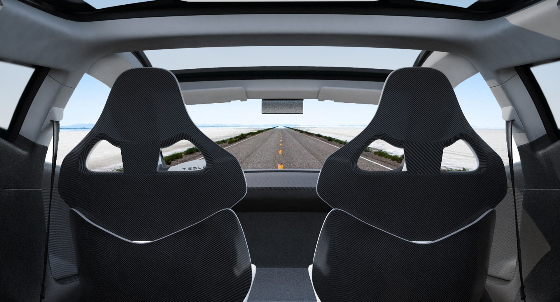 3D Tesla Roadster Simple Interior Model - TurboSquid 1252057