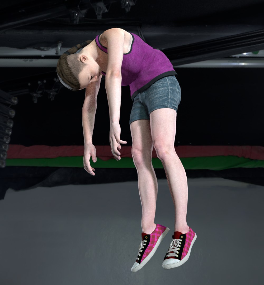 Rigged Female Character 3D Model - TurboSquid 1586526