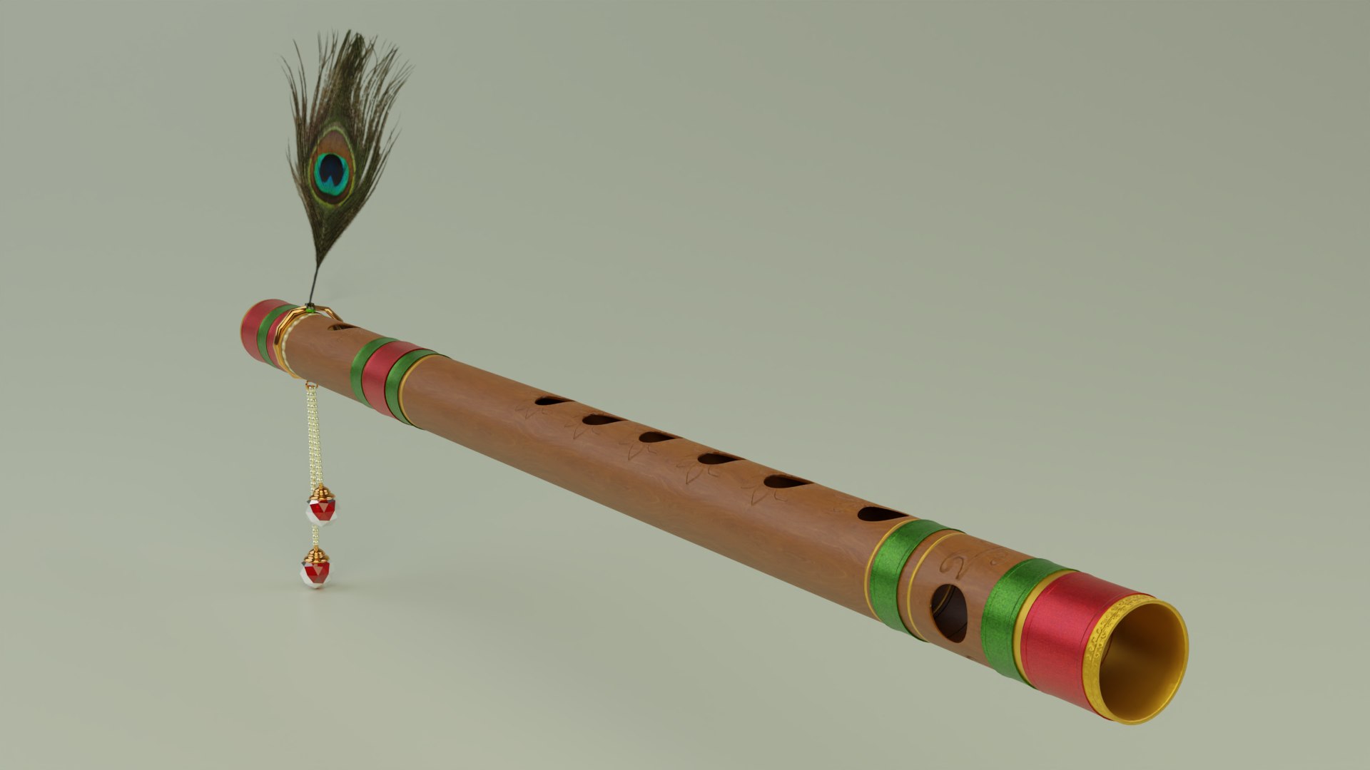 Flute Model 3D Model - TurboSquid 2138088
