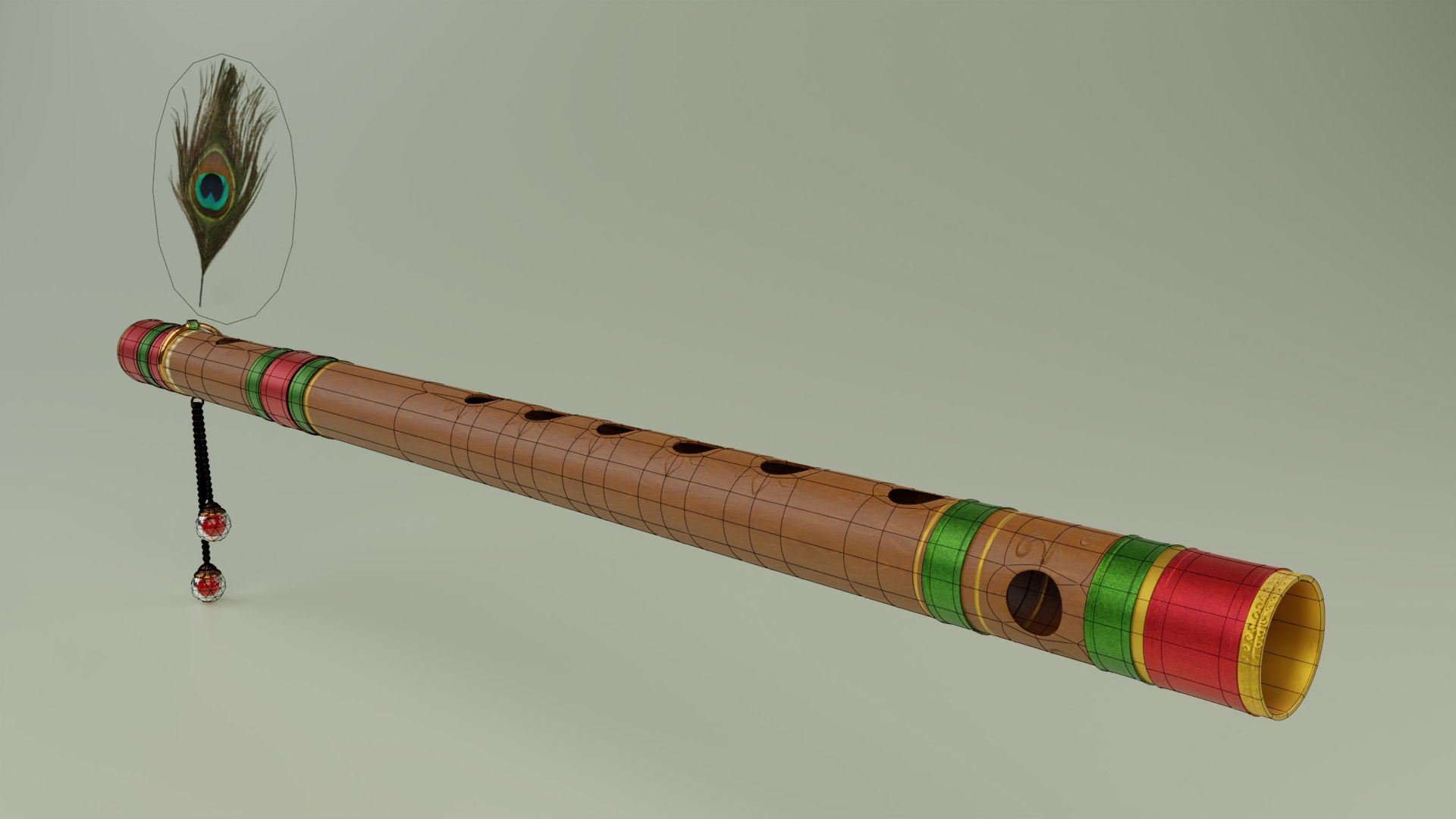 Flute Model 3D Model - TurboSquid 2138088