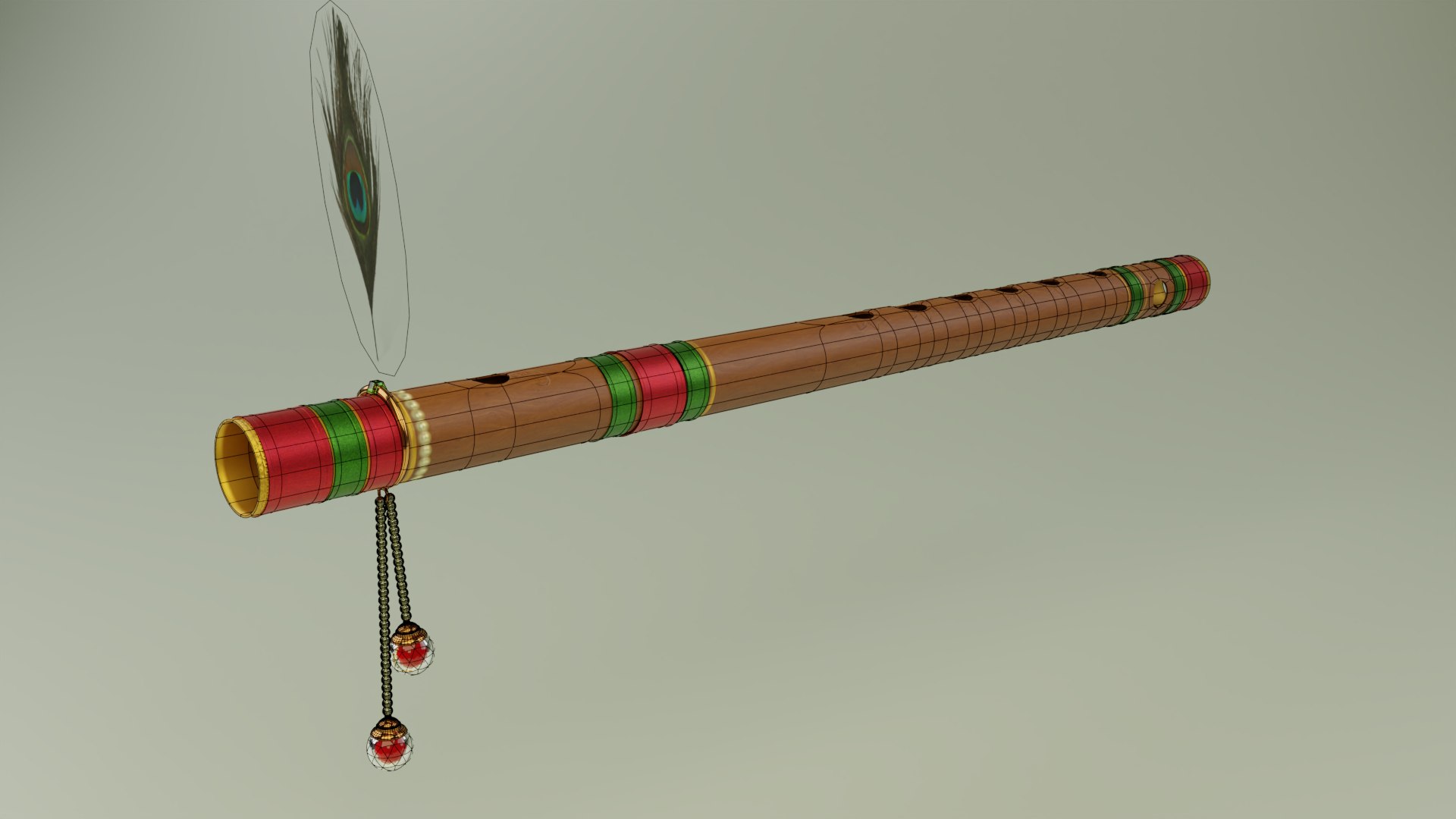 Flute Model 3D Model - TurboSquid 2138088