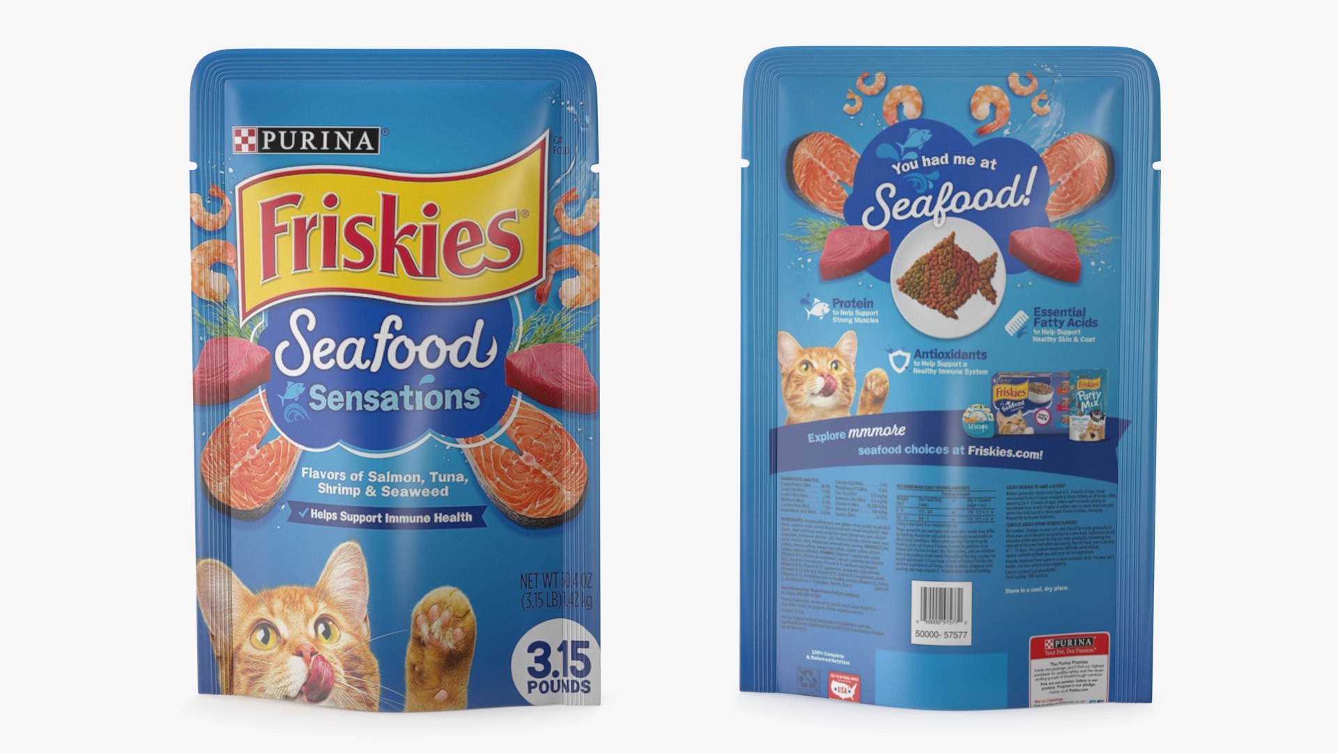 Friskies Cat Food Pouch 3D Model - TurboSquid 2112375