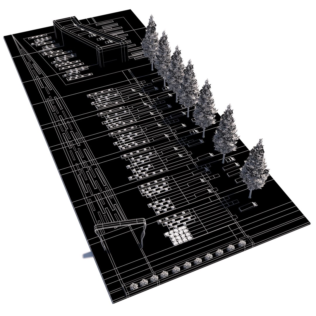 3D Model Park Scene - Low-Poly 3D Model - TurboSquid 2251103