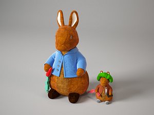 Peter Rabbit 3D Models for Download | TurboSquid
