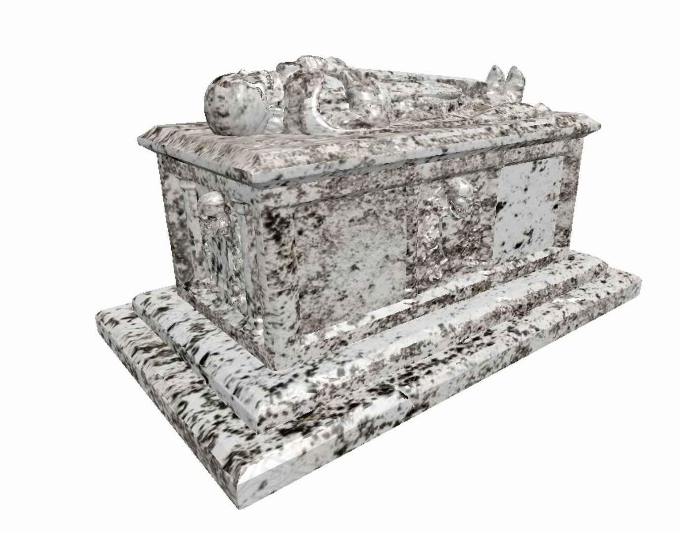 3D Sarcophagus Tomb Skeleton Model - TurboSquid 1689368