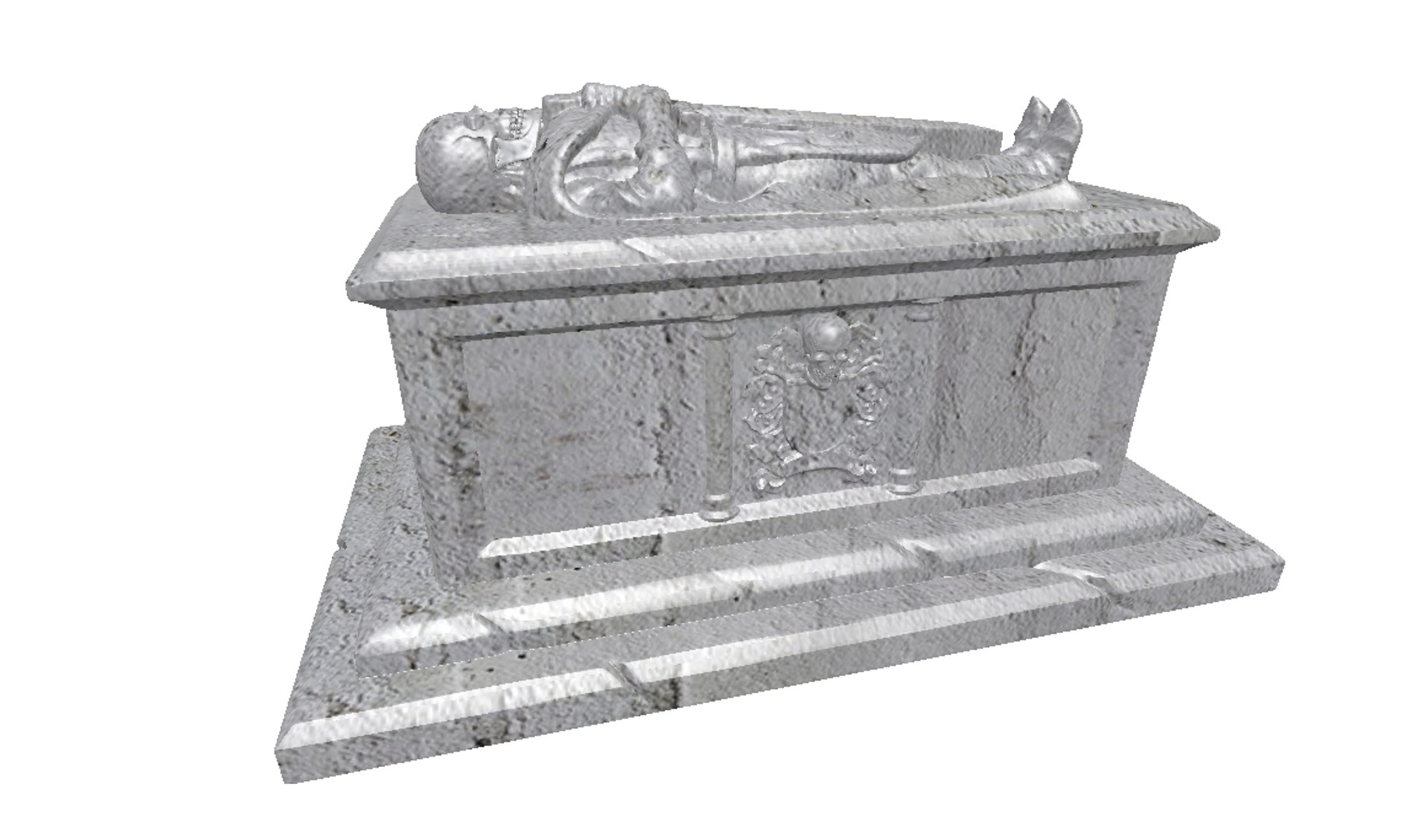 3D Sarcophagus Tomb Skeleton Model - TurboSquid 1689368