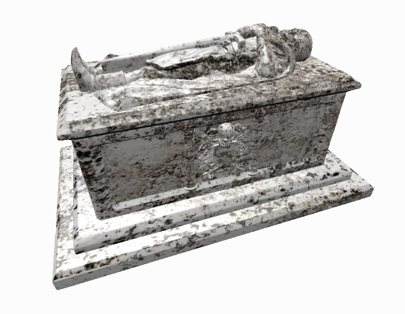 3D Sarcophagus Tomb Skeleton Model - TurboSquid 1689368