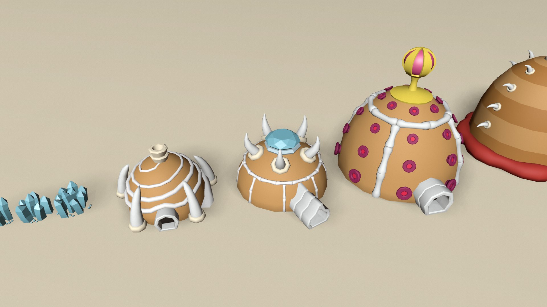 3D Cartoon Alien Worlds Insect Race Model - TurboSquid 1752263