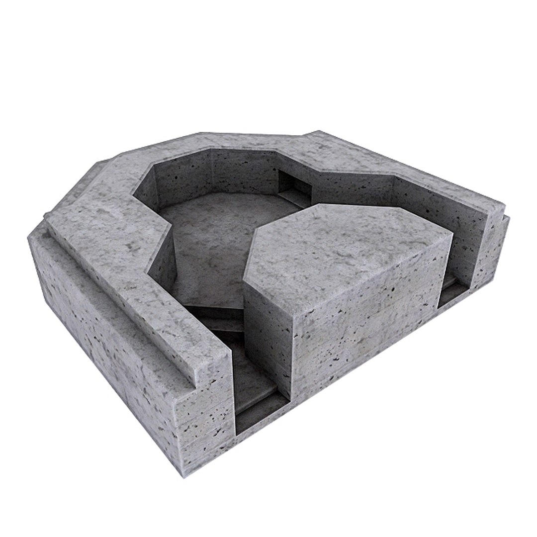 Gun Emplacement 3d Max