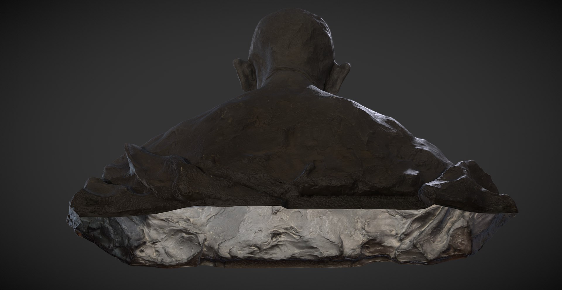3D sculpture gandhi ram sutar - TurboSquid 1432192