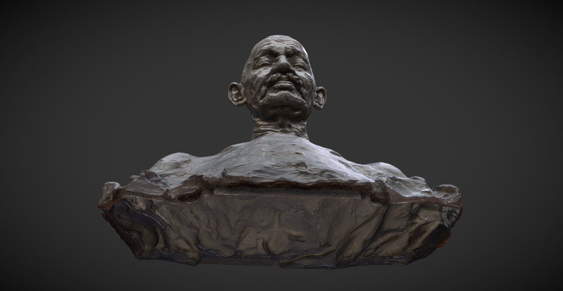 3D sculpture gandhi ram sutar - TurboSquid 1432192