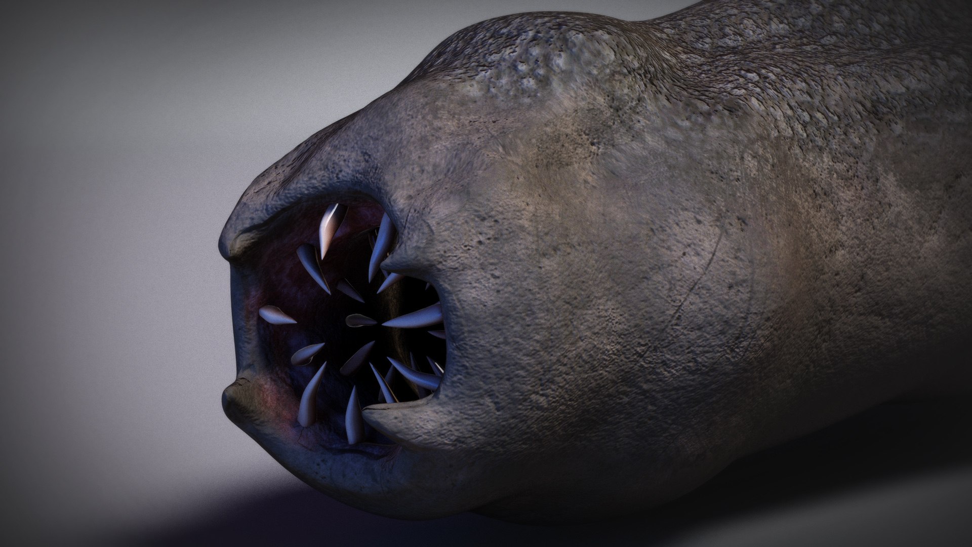 3D worm monster - TurboSquid 1606023