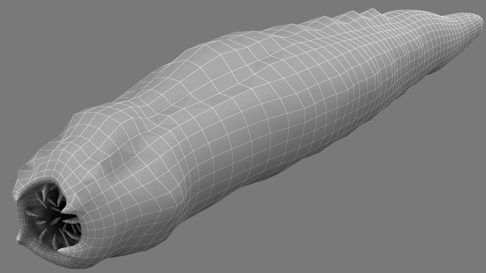 3D worm monster - TurboSquid 1606023