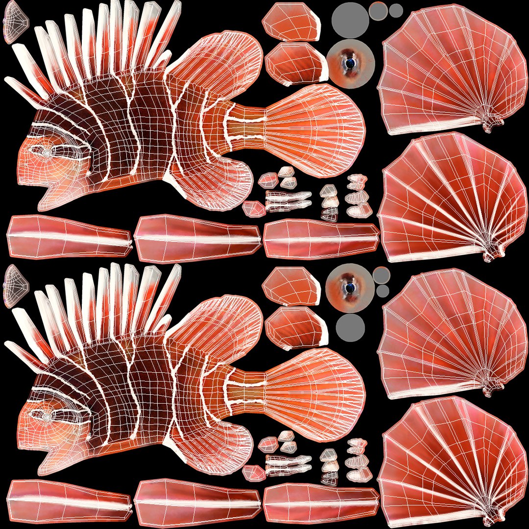 3D Clearfin Lionfish - TurboSquid 2000816