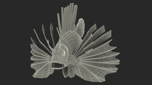 modelo 3d Pez león de aleta clara - TurboSquid 2000816