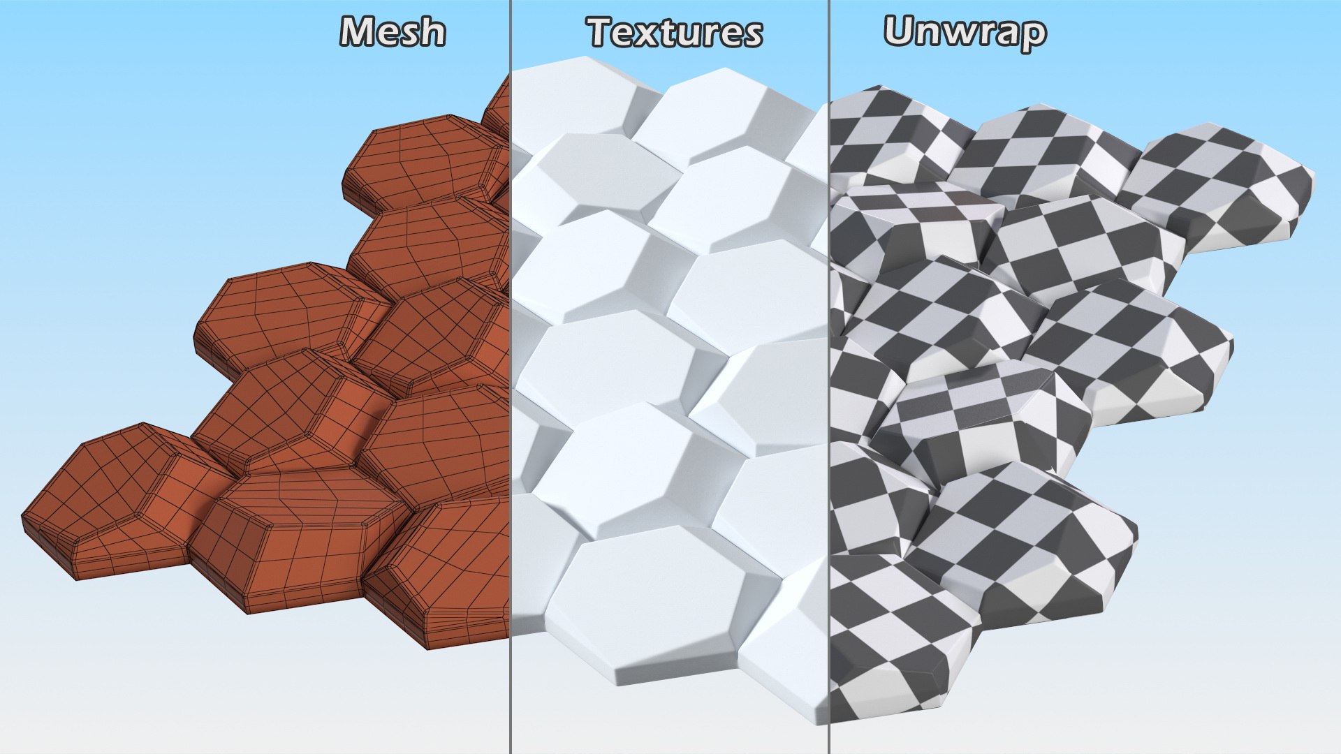 3D 3D Wall Panel Octagon Ceramic - TurboSquid 1907985