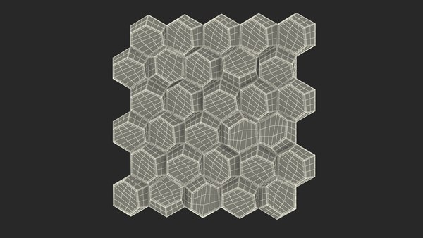 3D 3D Wall Panel Octagon Ceramic - TurboSquid 1907985