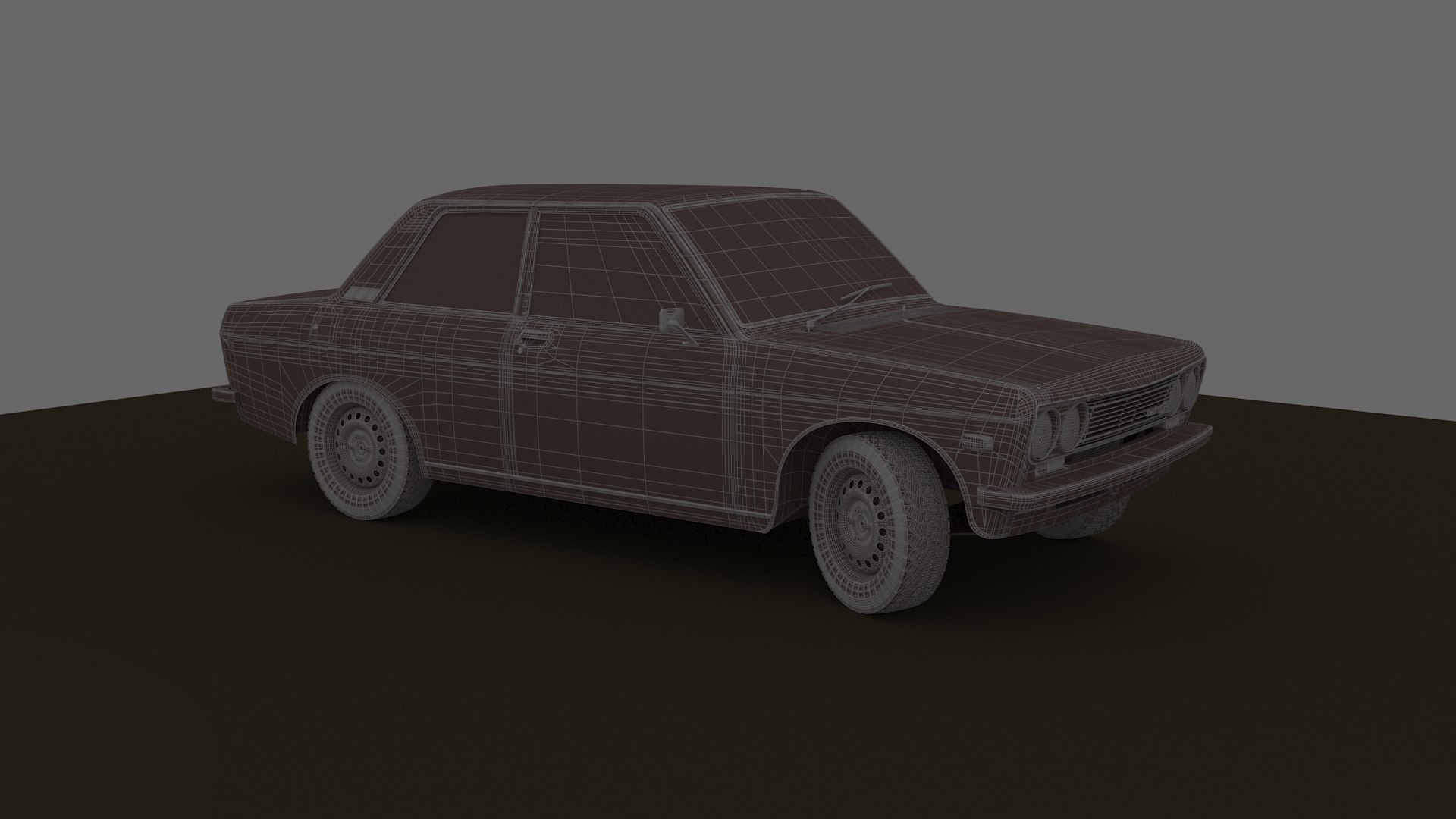 Datsun 510 Coupe Custom 3D Model - TurboSquid 1627048