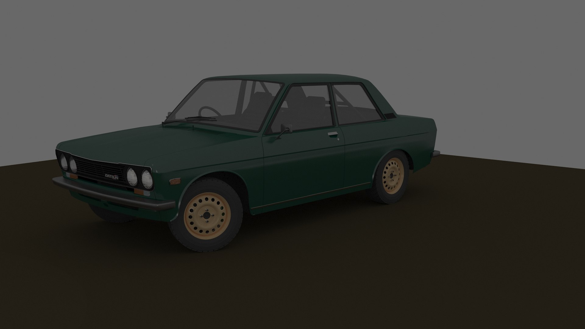 Datsun 510 Coupe Custom 3D Model - TurboSquid 1627048