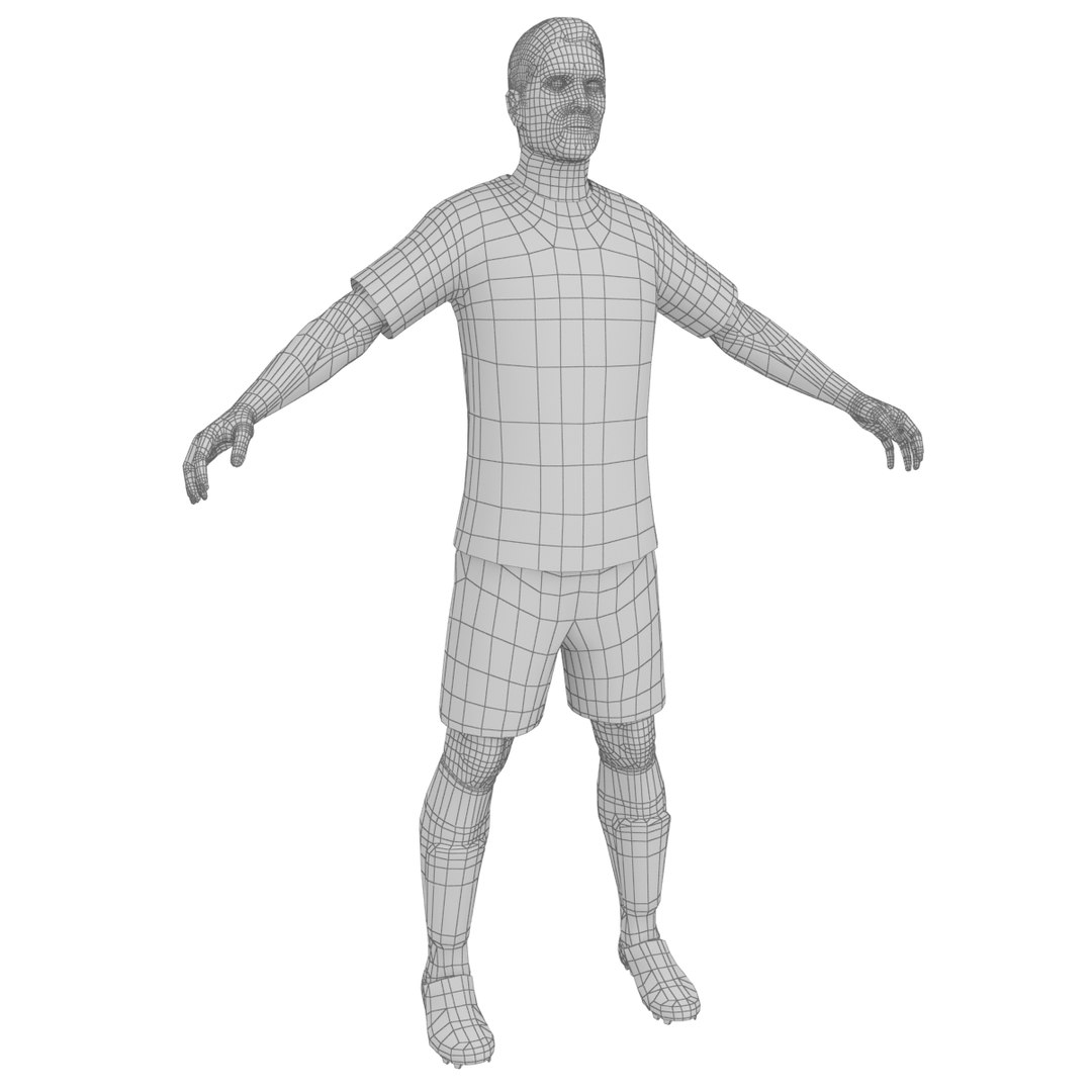 Soccer player 3D - TurboSquid 1403417