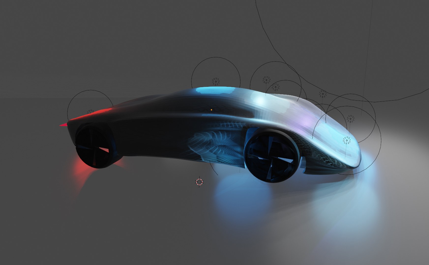 CONCEPT FUTURISTIC SUPERCAR TRITON ANDROMEDA 3D model - TurboSquid 1990170