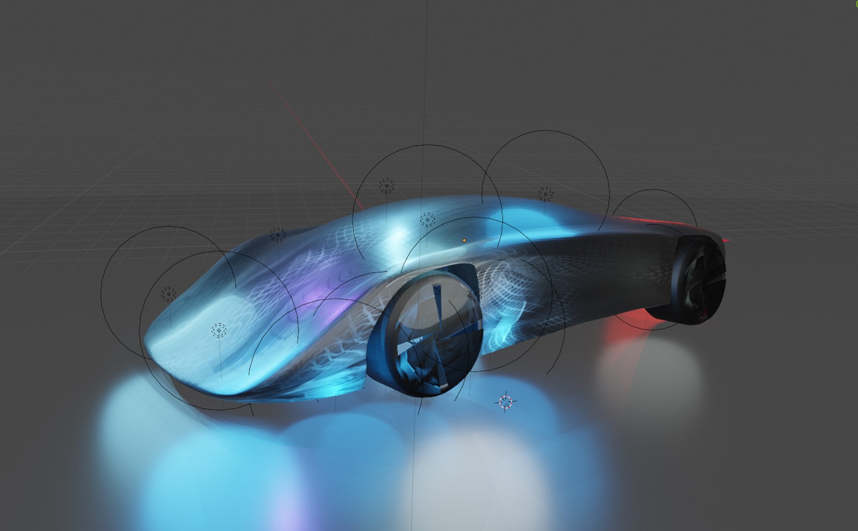 CONCEPT FUTURISTIC SUPERCAR TRITON ANDROMEDA 3D model - TurboSquid 1990170