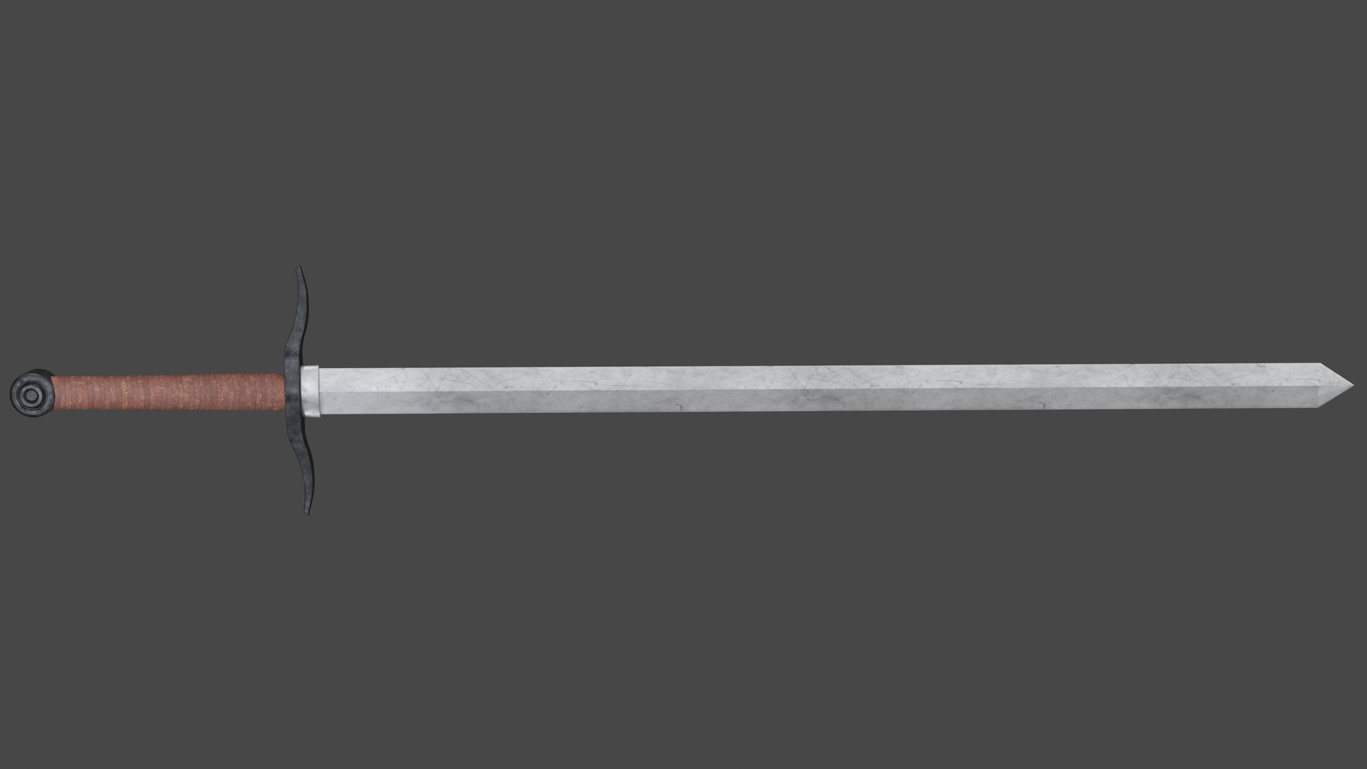 3D Medieval Longsword Model - TurboSquid 1922522