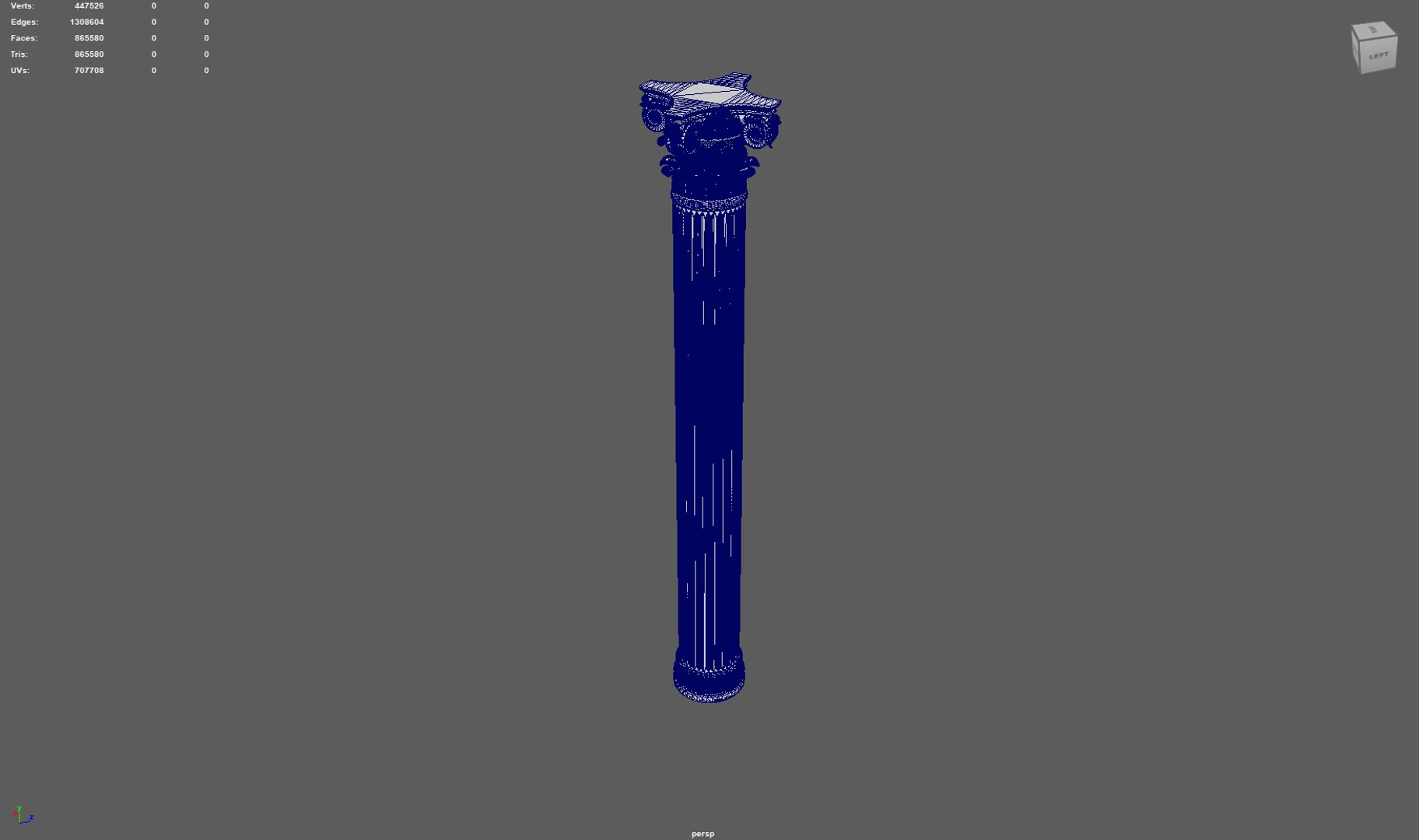 3D Classical Corinthian Column Model - TurboSquid 2391595