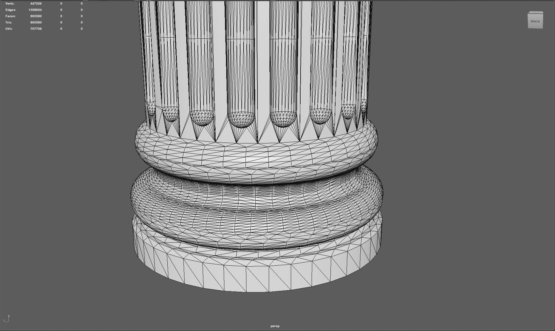 3D Classical Corinthian Column Model - TurboSquid 2391595
