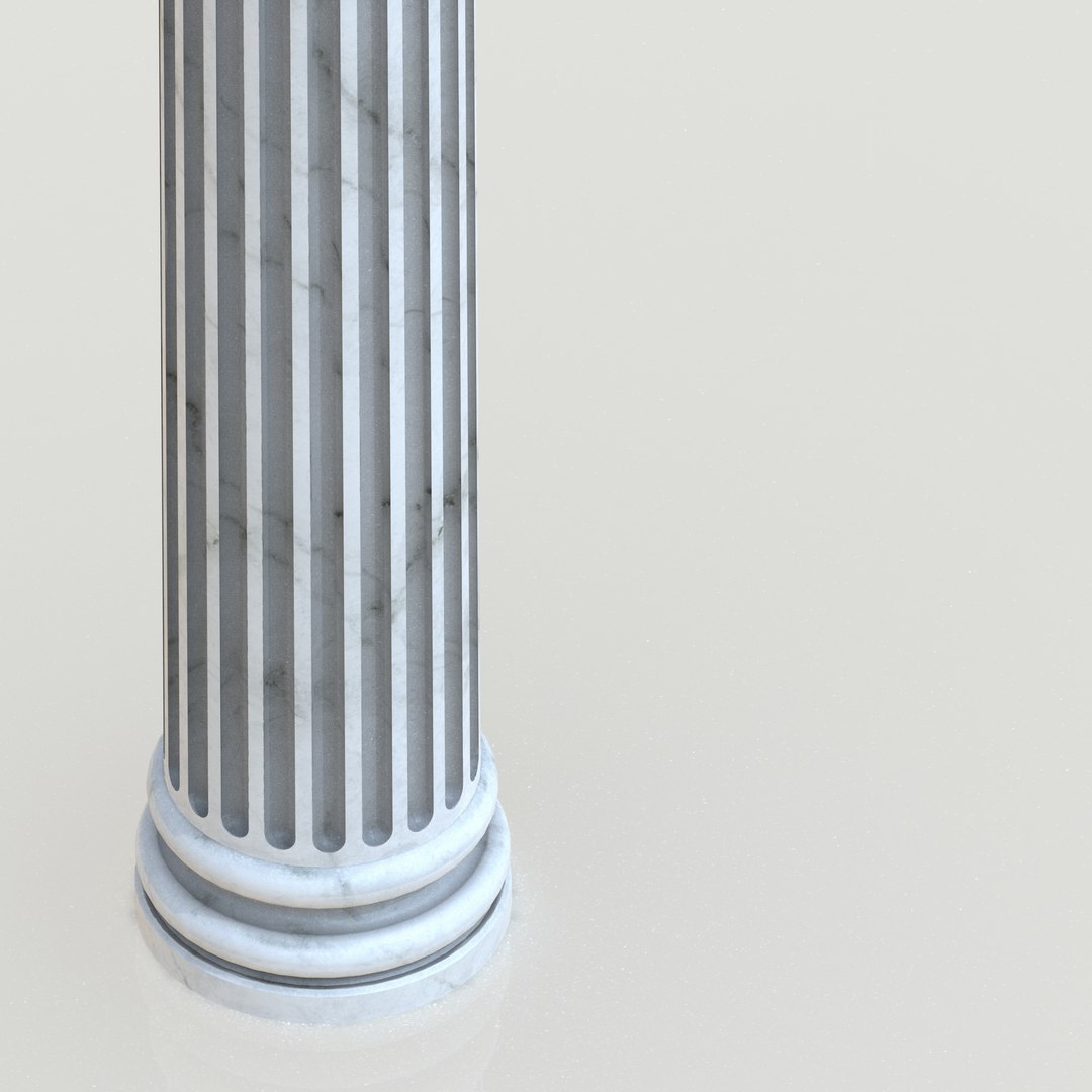 3D Classical Corinthian Column Model - TurboSquid 2391595