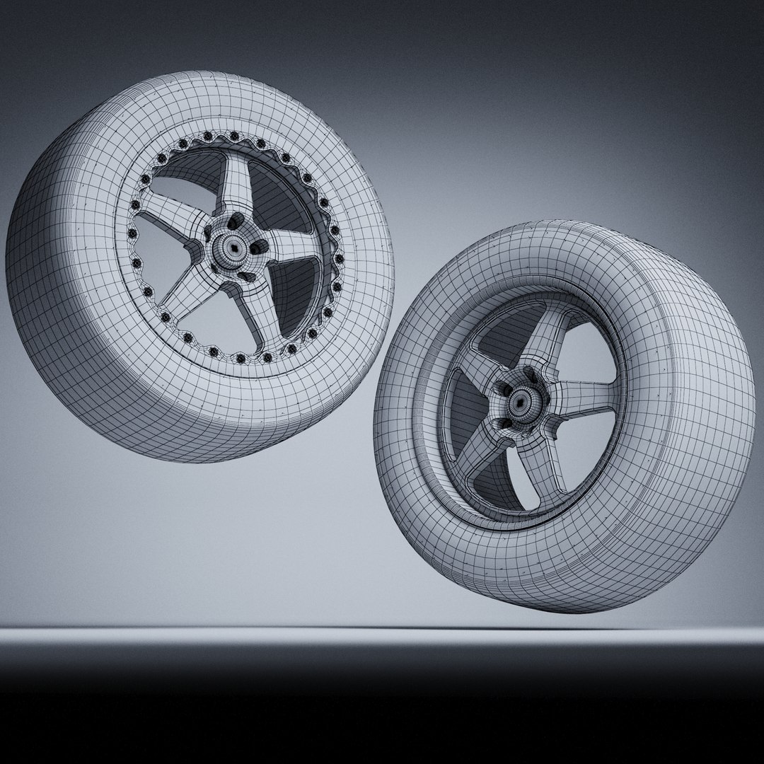 3D Hoosier Tire Weld Wheels Drag Racing Pack - TurboSquid 1880938