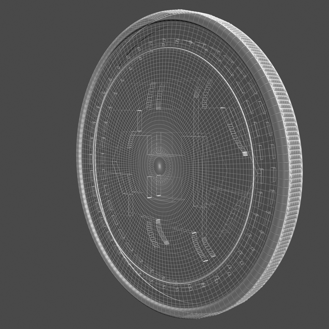 Hypercash Cryptocurrency Gold Coin 3D model - TurboSquid 1856917