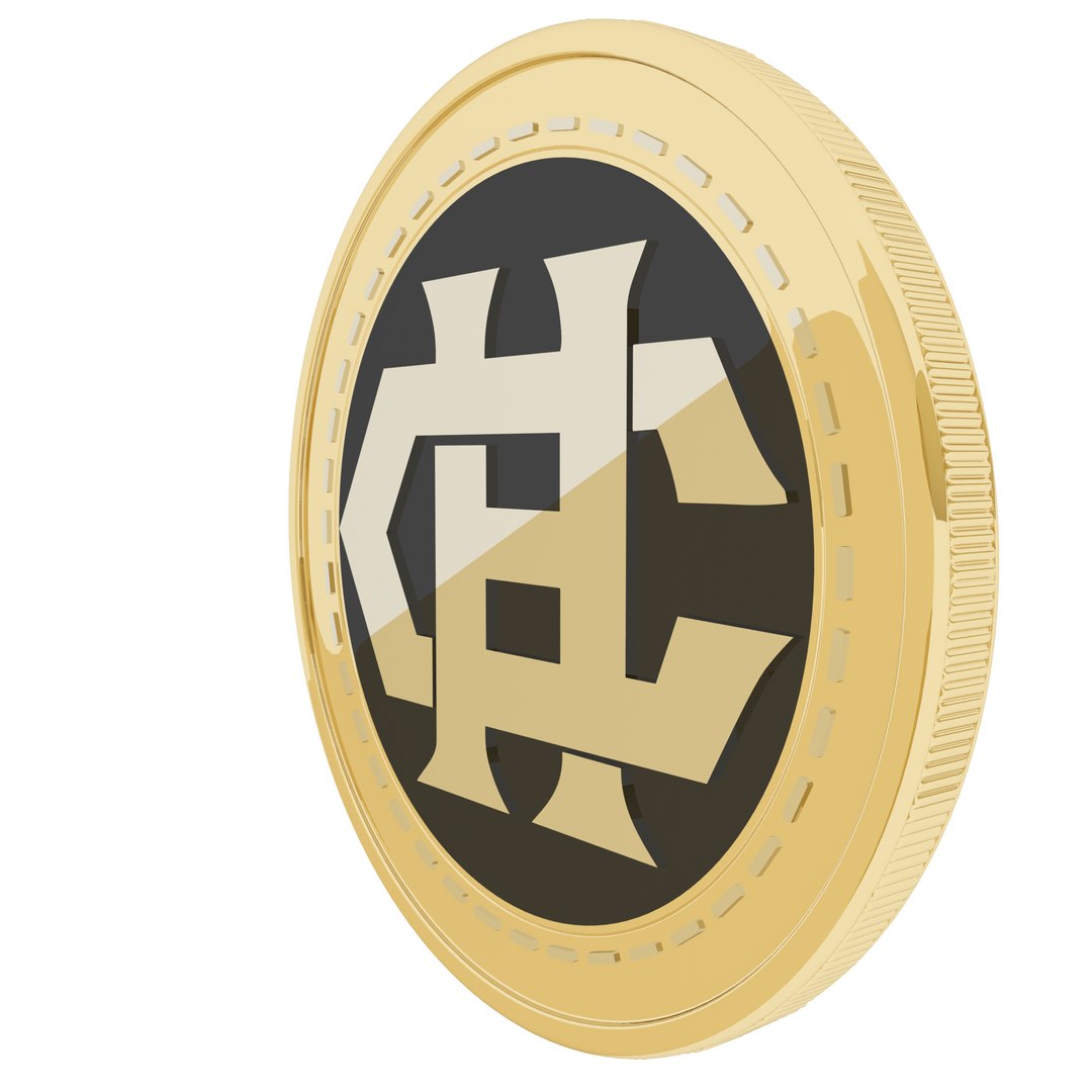 Hypercash Cryptocurrency Gold Coin 3D model - TurboSquid 1856917