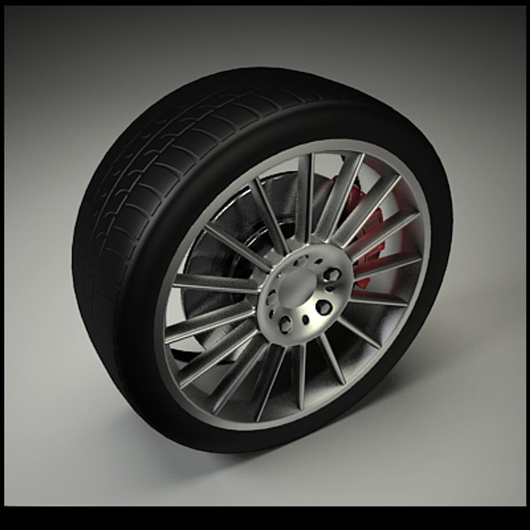 3d Car Wheel Wheel07 Model