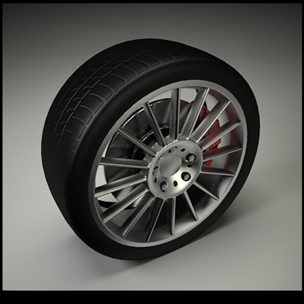 3d car wheel wheel07 model