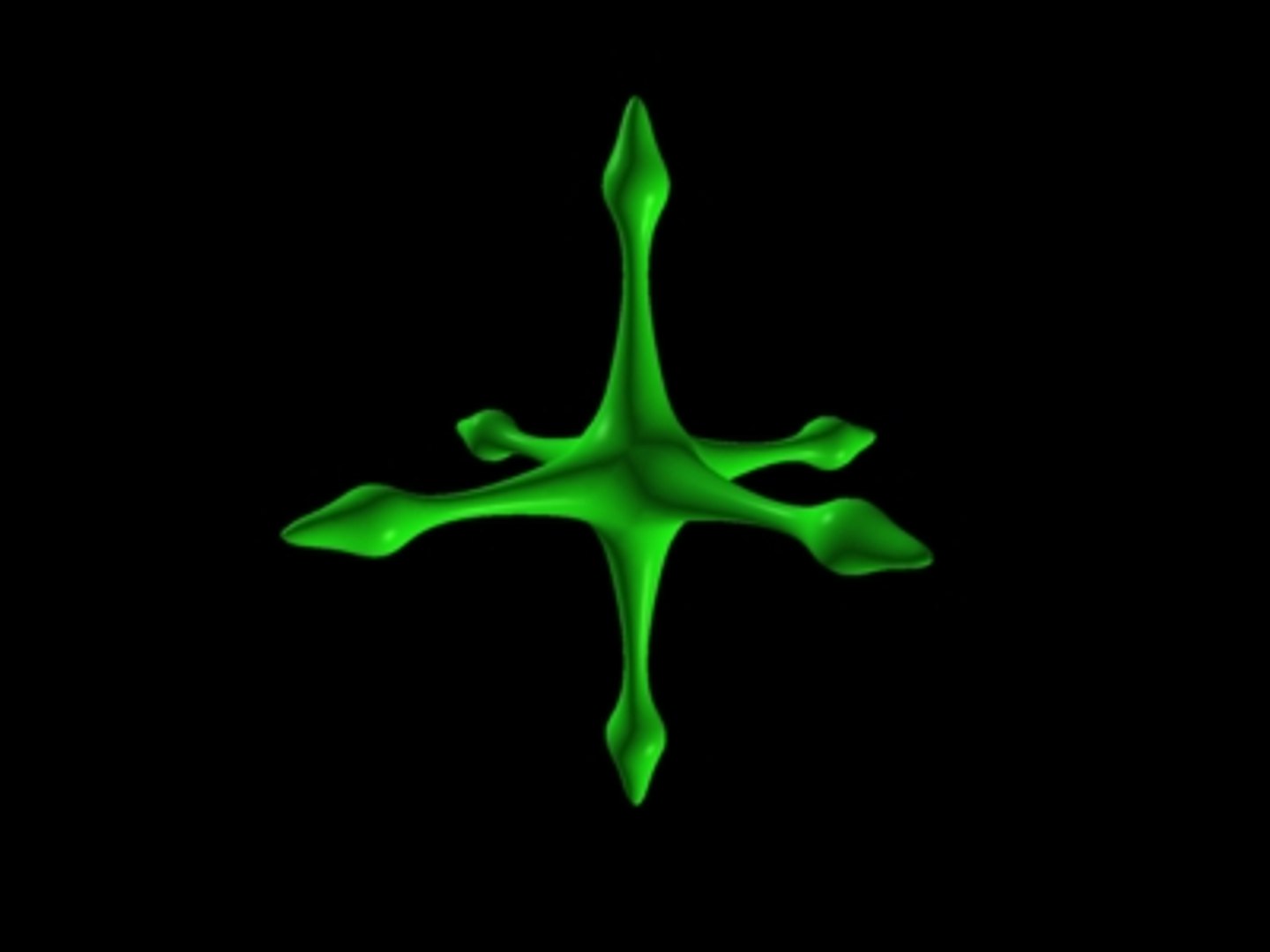 Free Atom Flower 3d Model