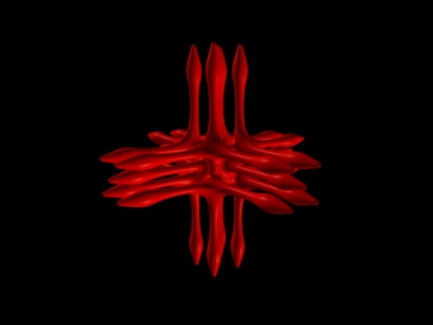 Free Atom Flower 3d Model