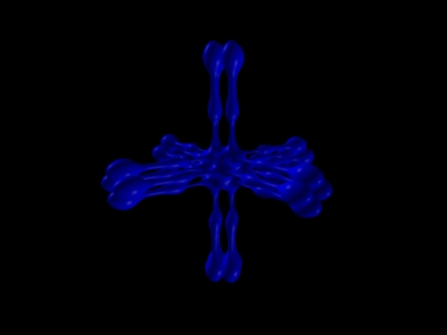 Free Atom Flower 3d Model