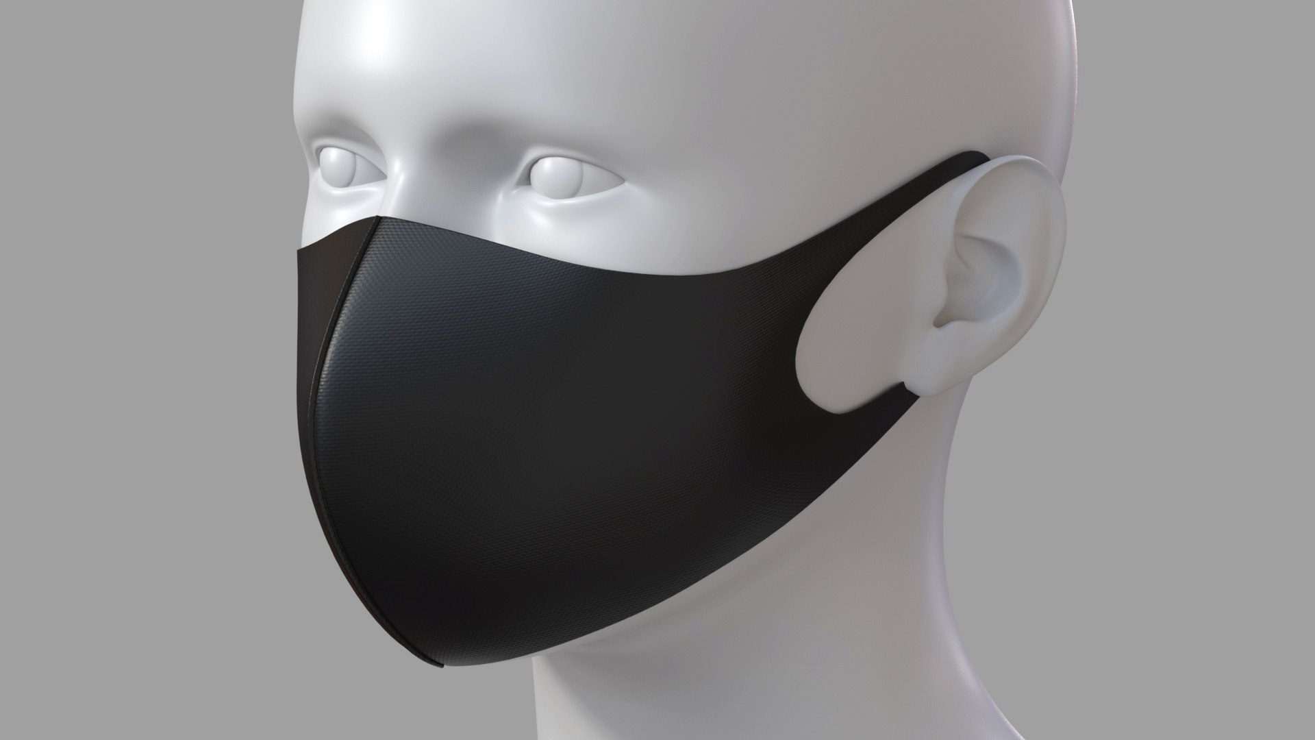 3D FACE MASK 3D model - TurboSquid 1734891