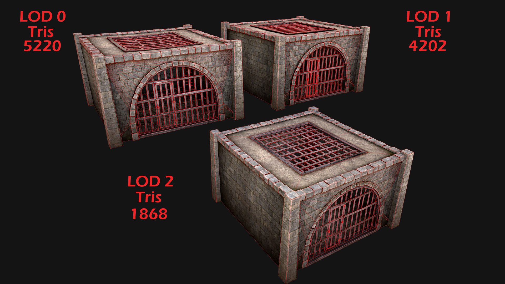 Medieval Dungeon Prison Set 3D - TurboSquid 2009033