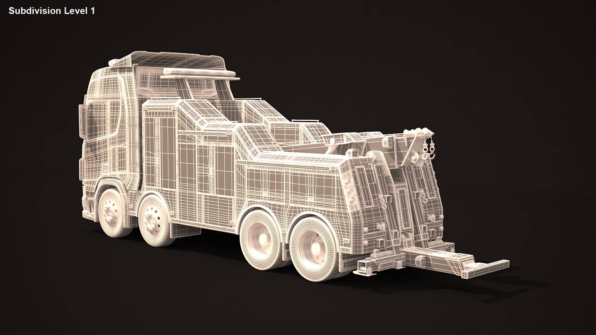 3D Generic Recovery Truck - TurboSquid 1491062