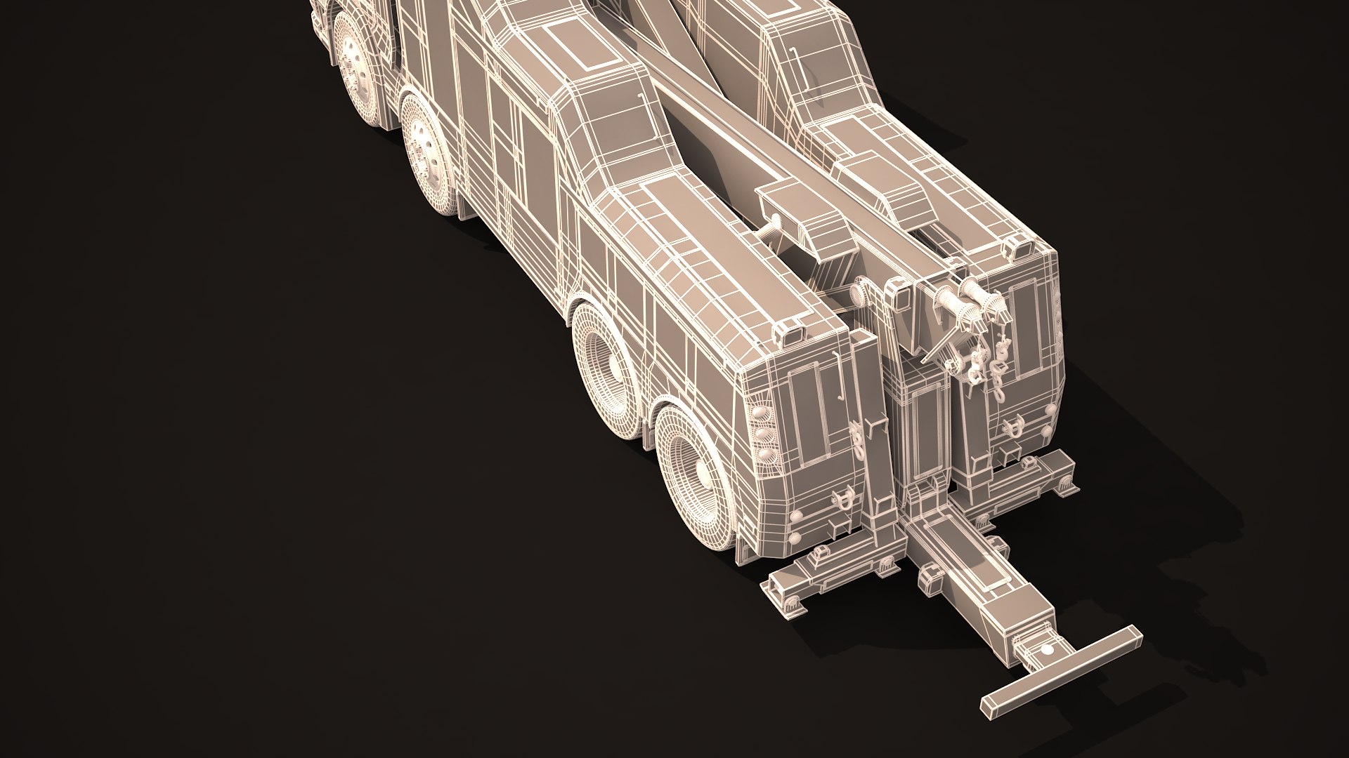 3D Generic Recovery Truck - TurboSquid 1491062
