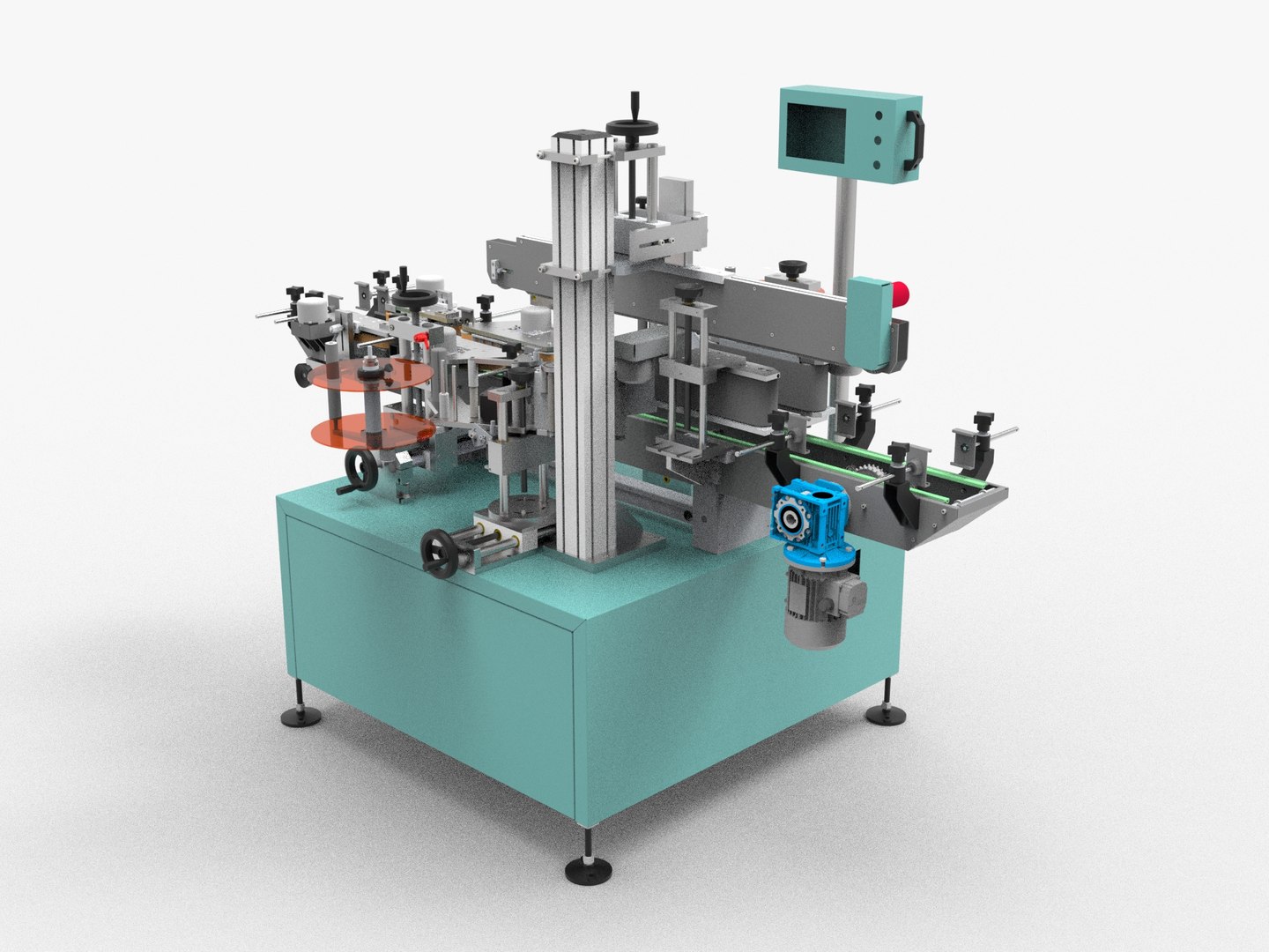 3D Automatic Labeling Machine - TurboSquid 1821985