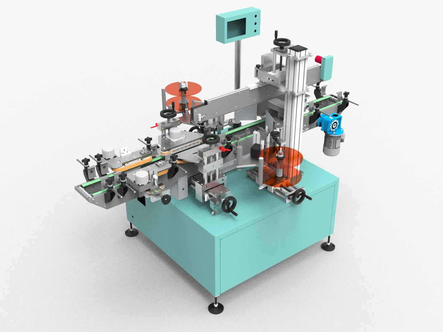 3D Automatic Labeling Machine - TurboSquid 1821985