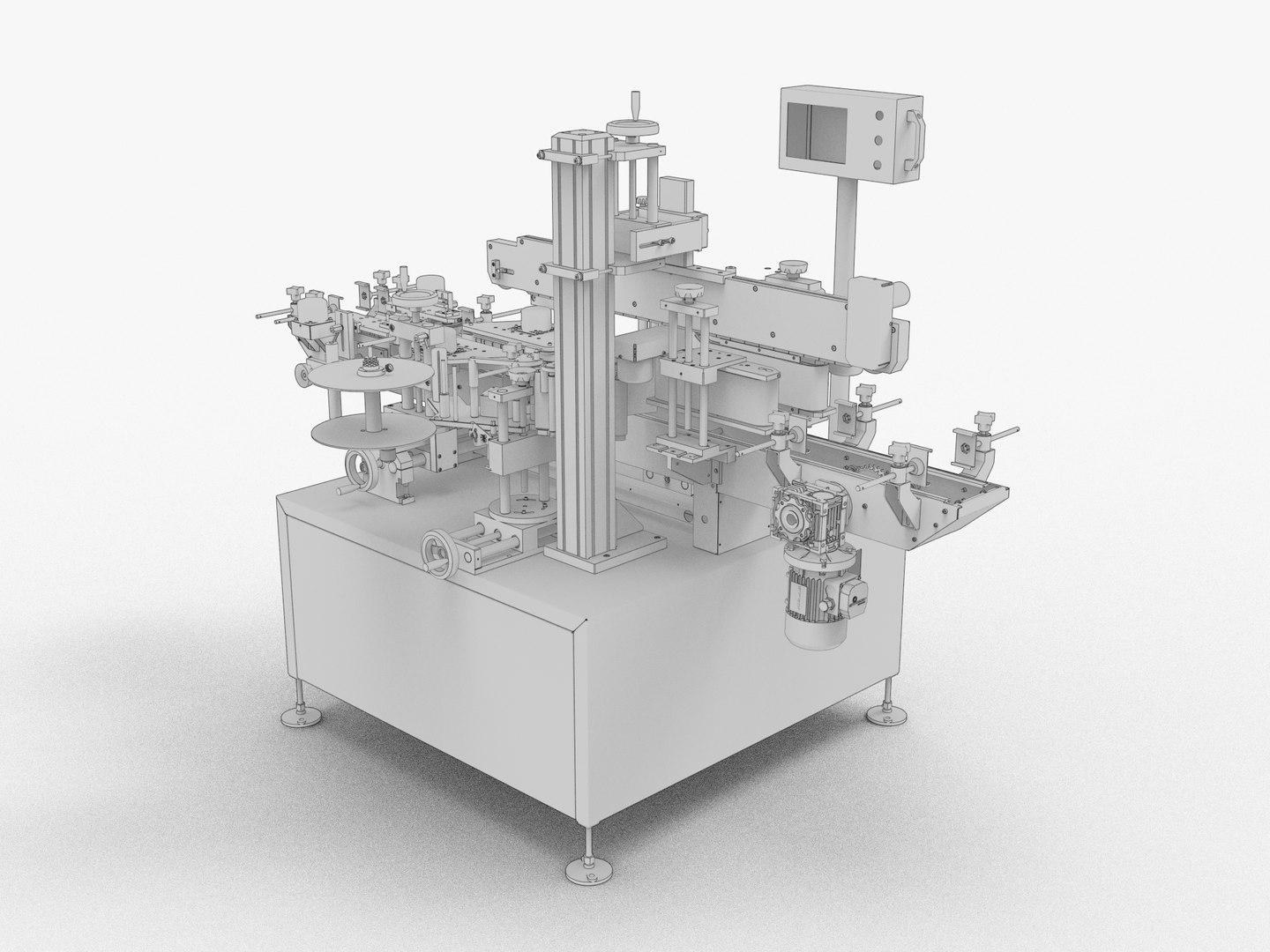 3D Automatic Labeling Machine - TurboSquid 1821985