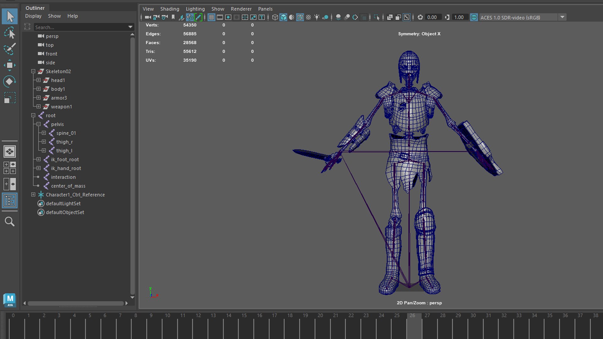 3D Skeleton 02 - TurboSquid 2331341
