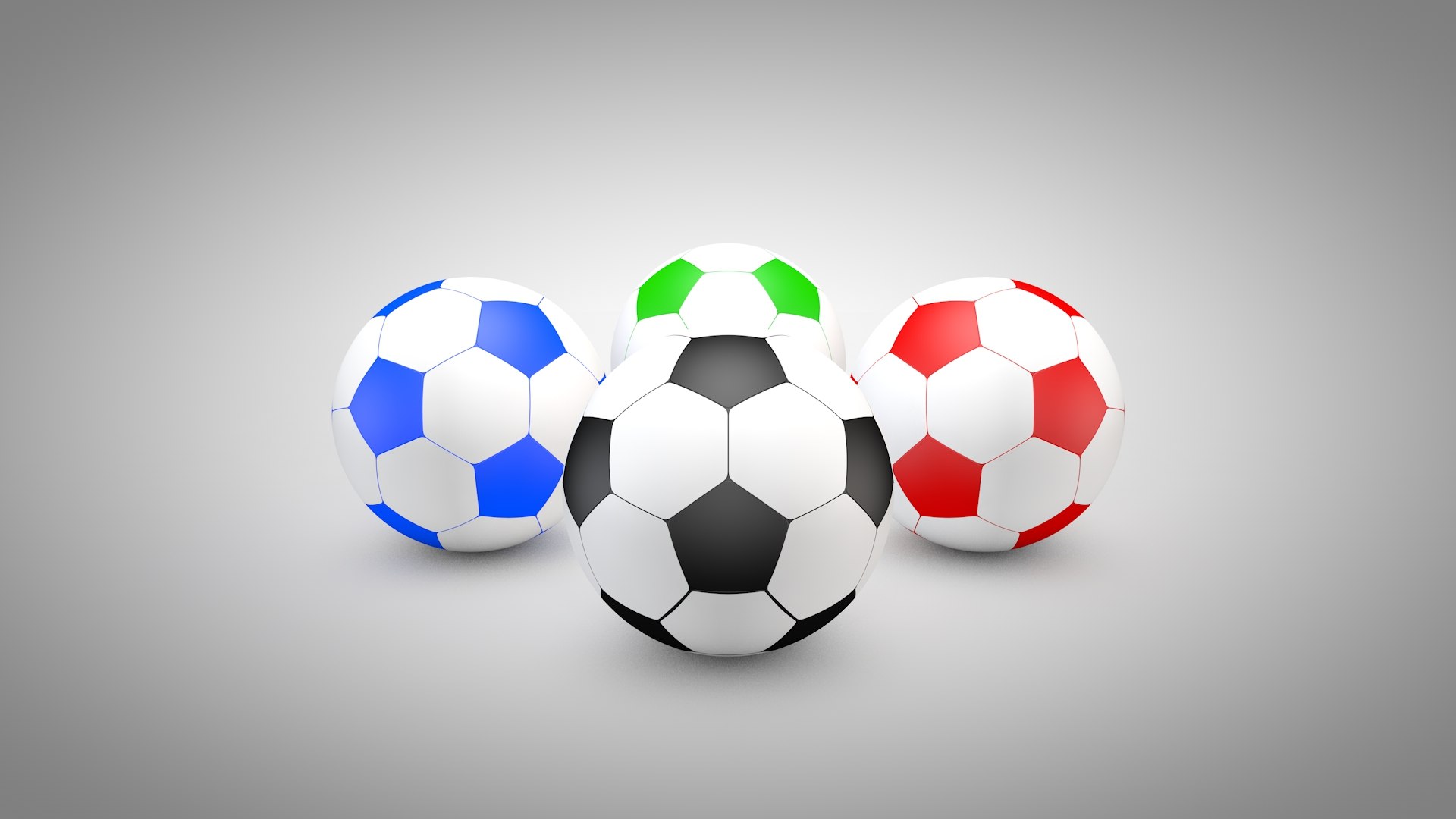 Football - Soccer Balls Type 2 3D - TurboSquid 1995735