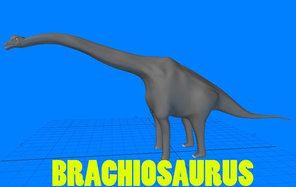 modelo 3d Brachiosaurus OBJ.obj - TurboSquid 417177